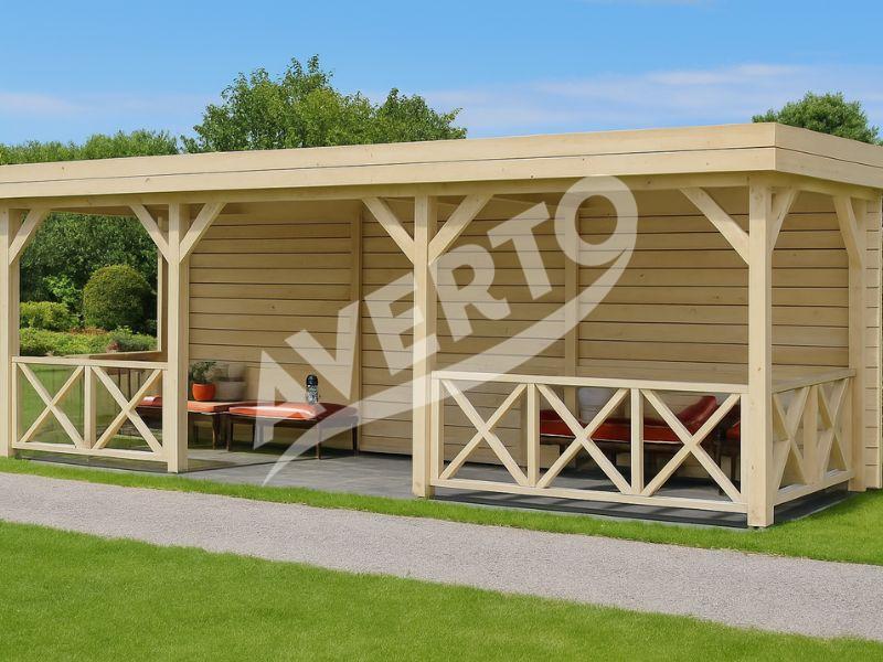 Koka lapene CANOPY OPEN – dārza atpūtai visu gadu | Averto.lv