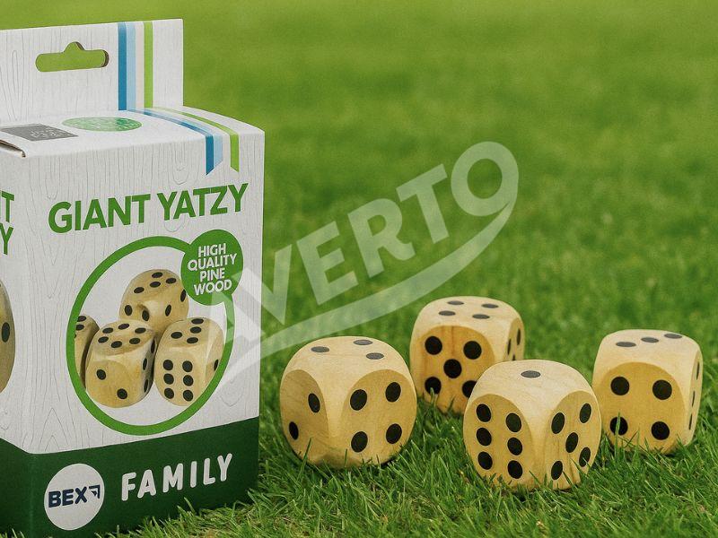 Гигантская игра Yatzy из сосны | Averto
